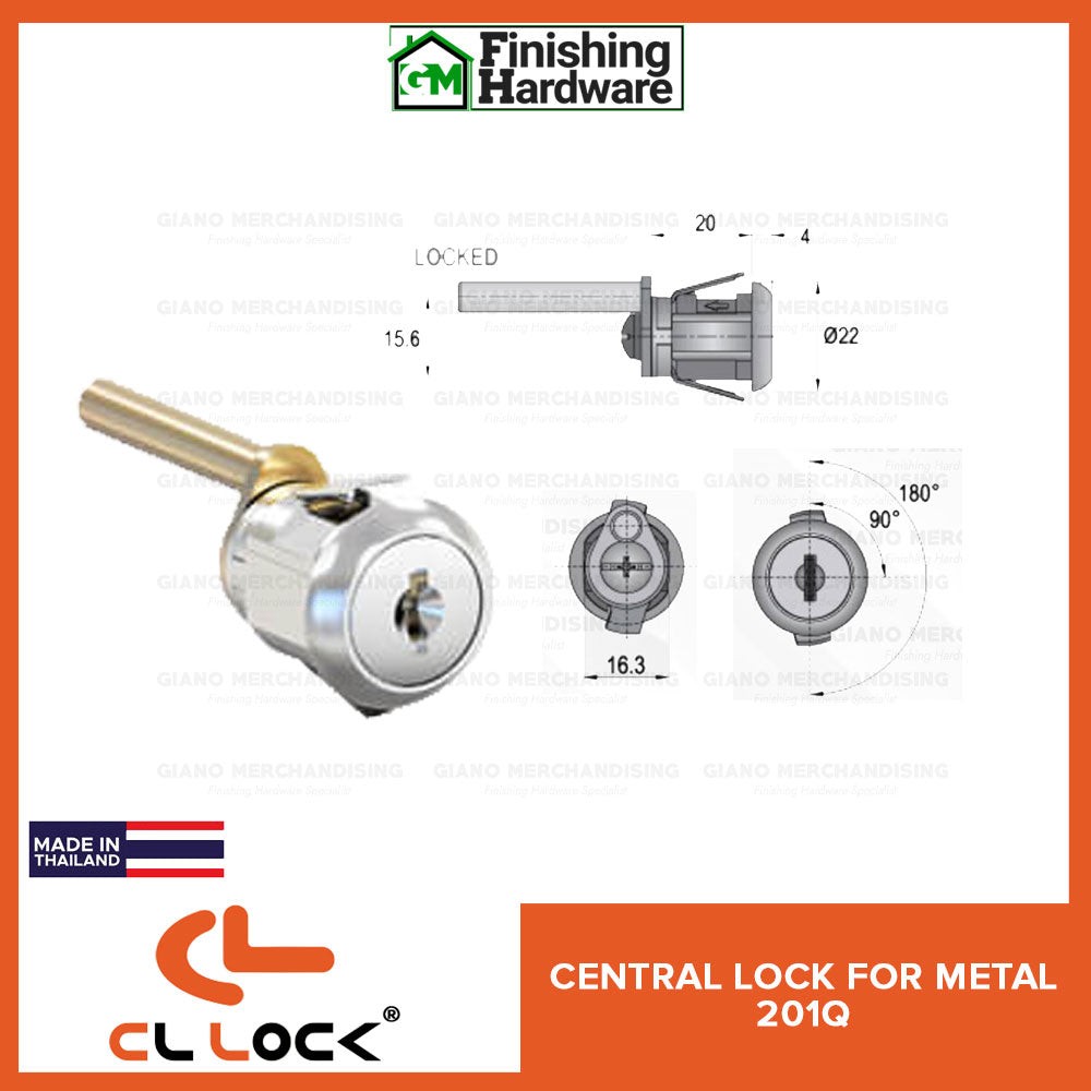 CyberLock Central Lock for Metal 201Q – GM Finishing Hardware