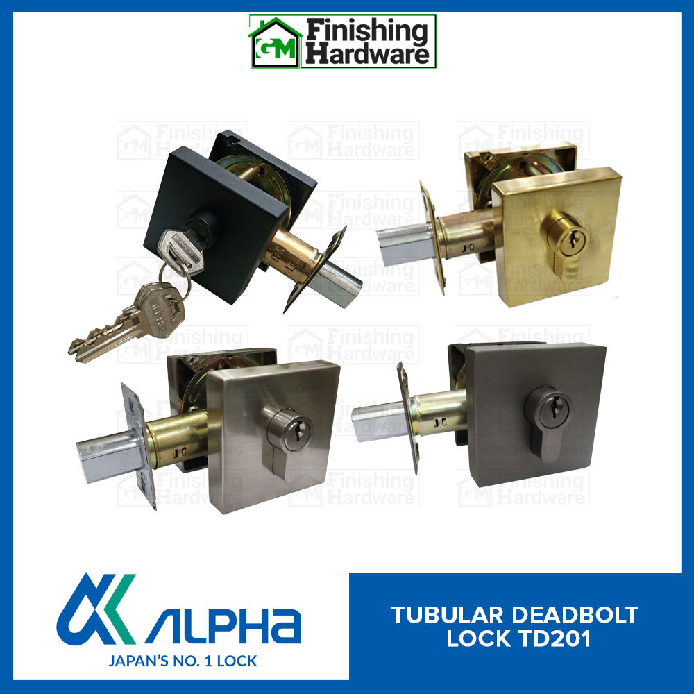 Alpha Tubular Deadbolt Lock TD201 – GM Finishing Hardware
