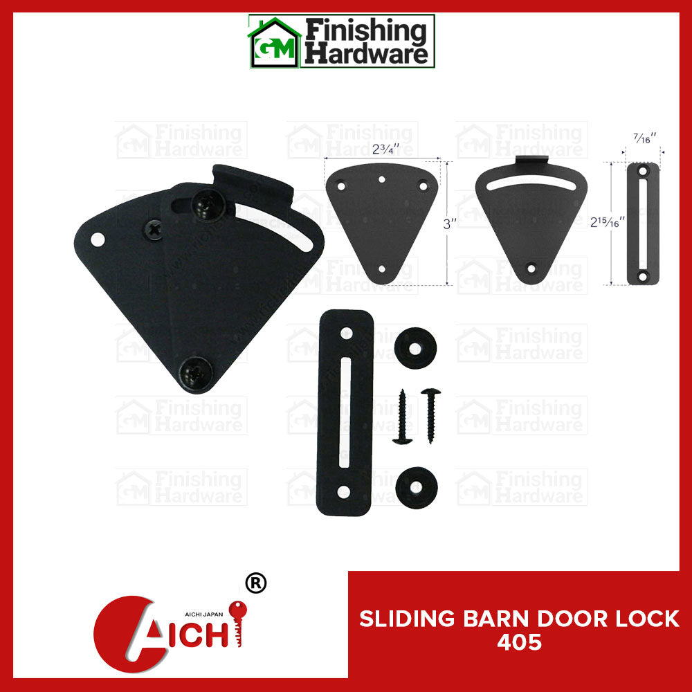 Sliding Barn Door Lock 405 BK – GM Finishing Hardware