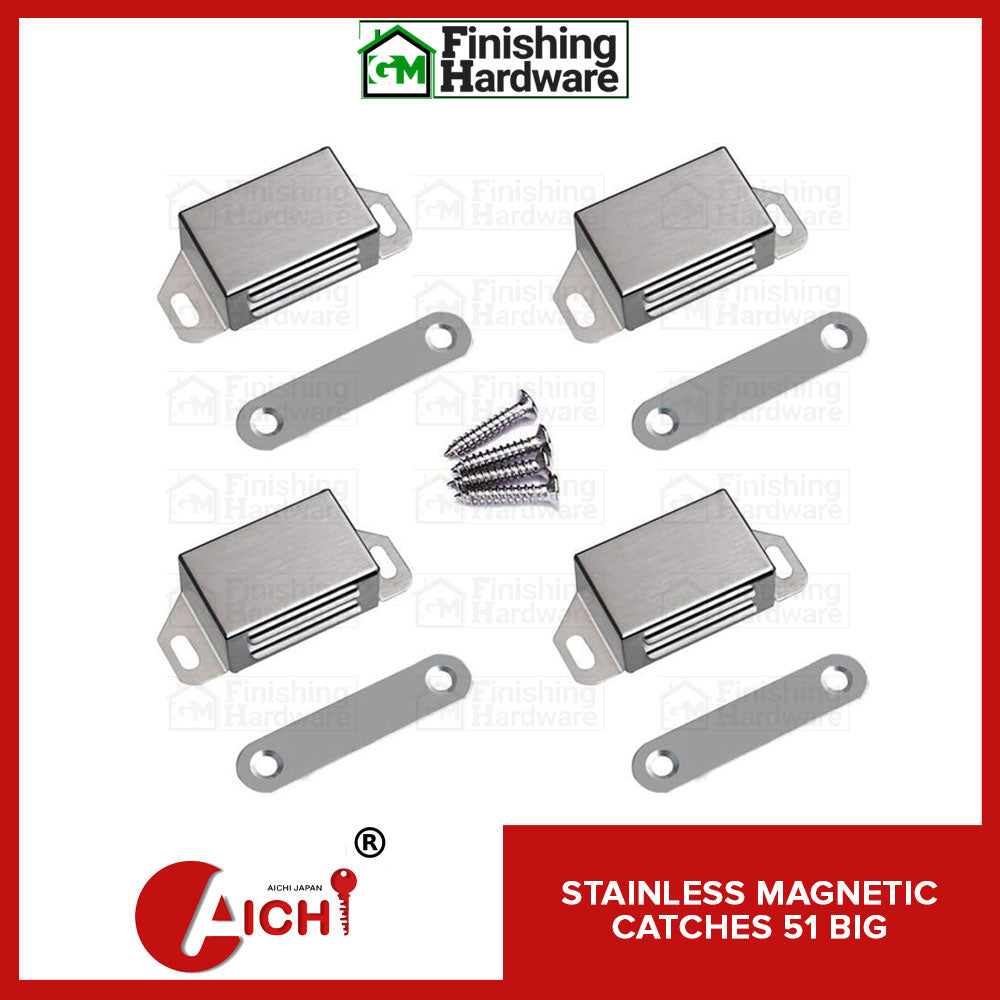 Stainless Steel Magnetic Catch 4pcs/pack – GM Finishing Hardware