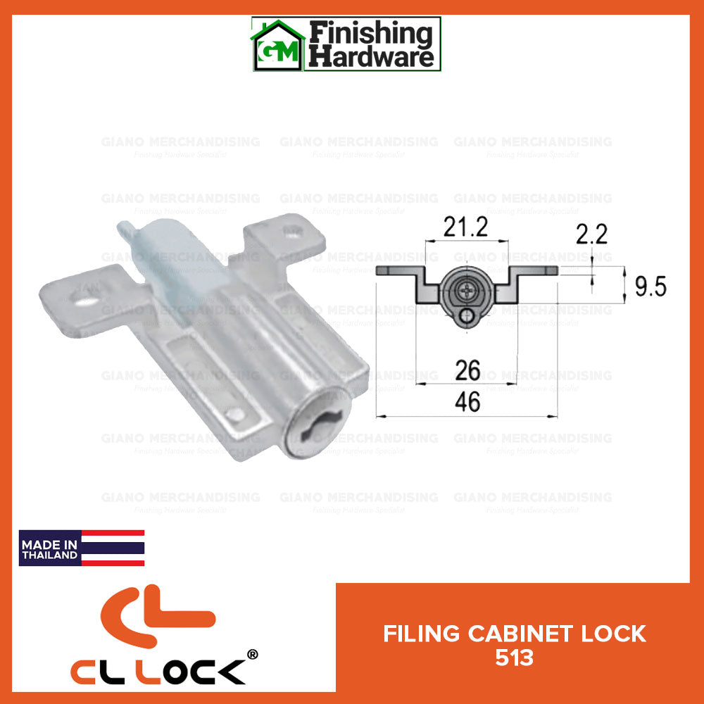 Cyber Lock Filing Cabinet Lock 513 – GM Finishing Hardware