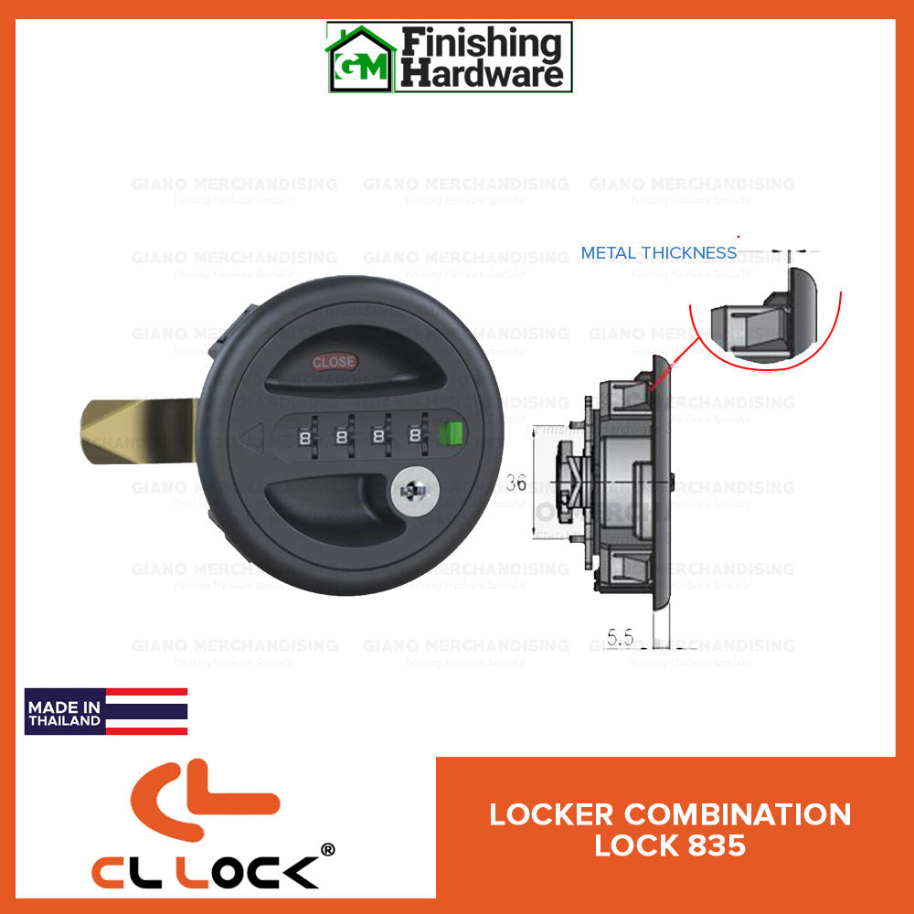 CyberLock Locker Lock 835 VR – GM Finishing Hardware