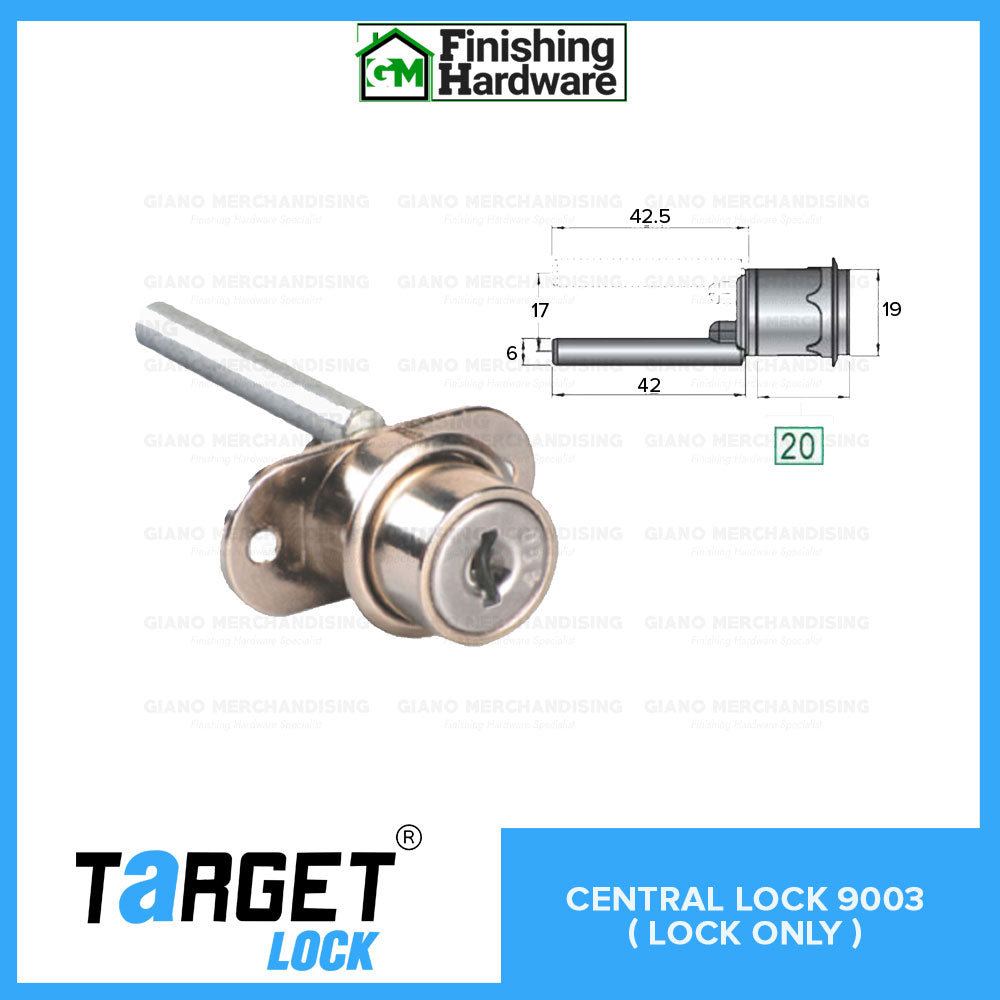 Target Central Lock Only 9003 – GM Finishing Hardware