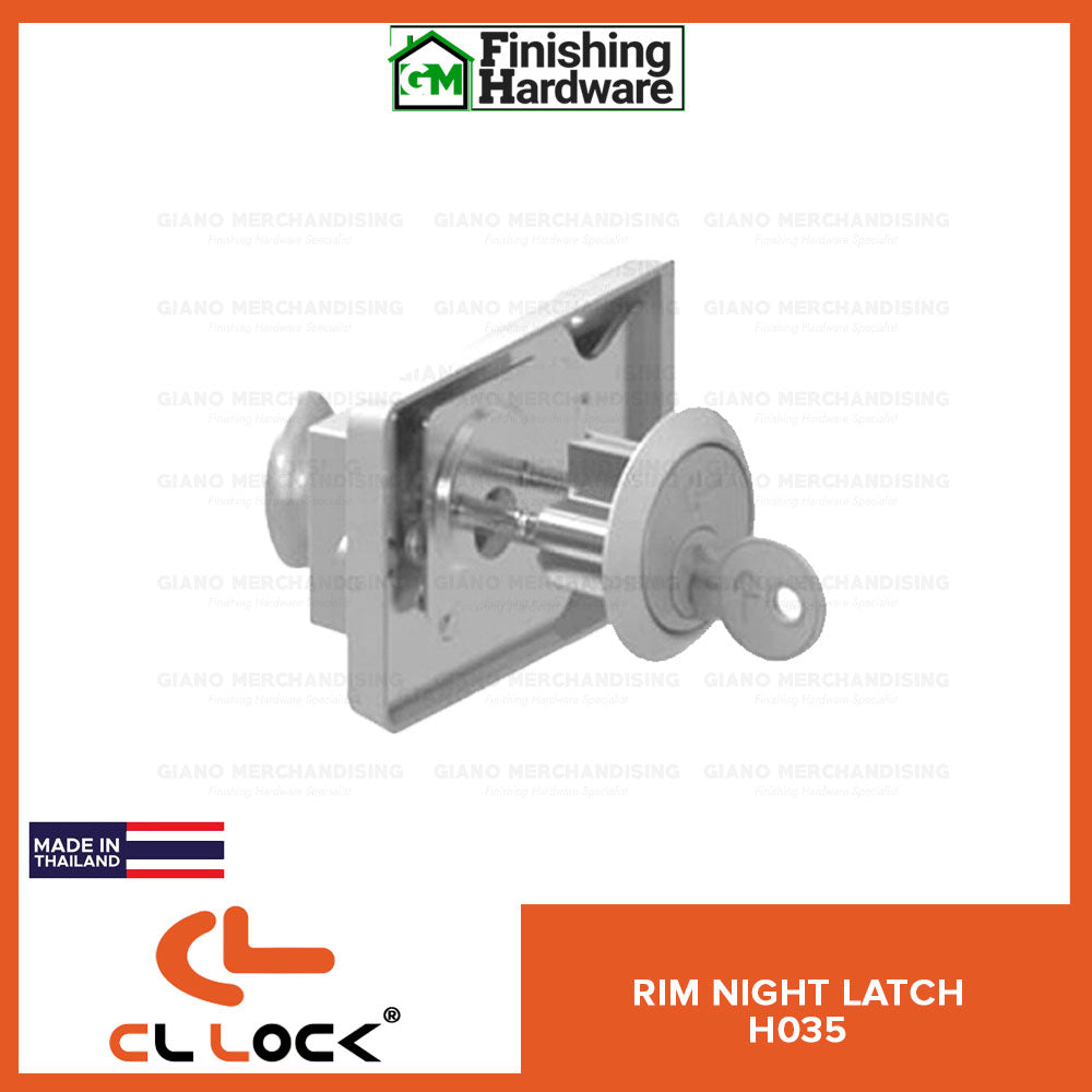 CyberLock Rim Night Door Latch H035 – GM Finishing Hardware