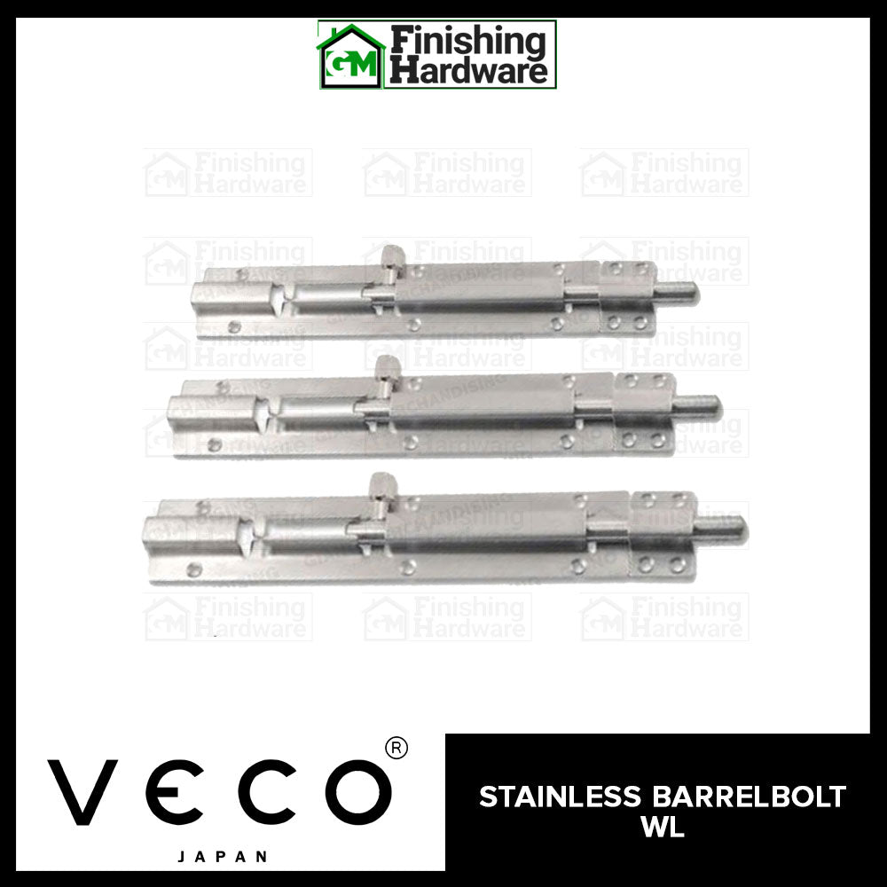Veco Stainless Barrelbolt WL – GM Finishing Hardware