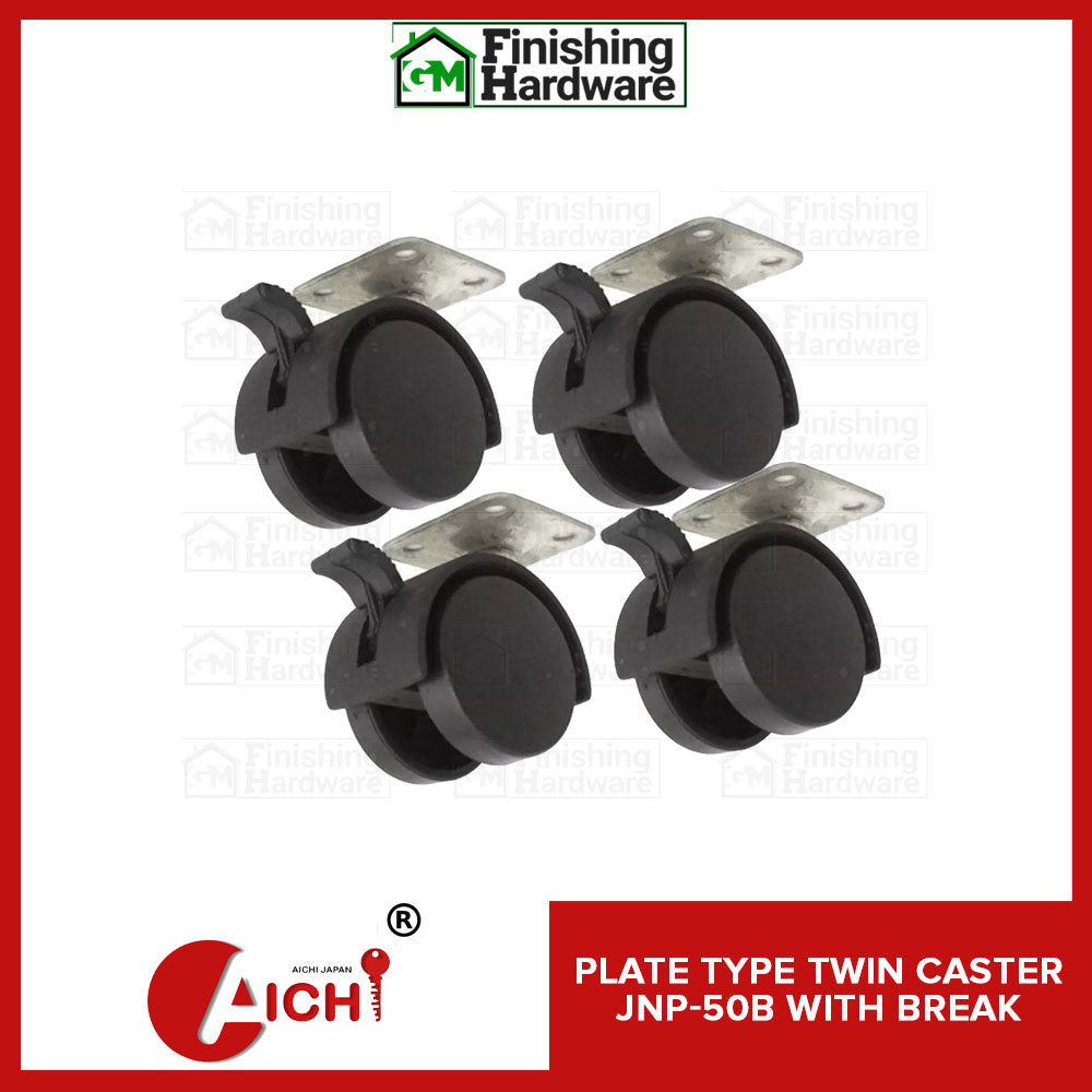 Twin Caster Plate Type JNP50 – GM Finishing Hardware